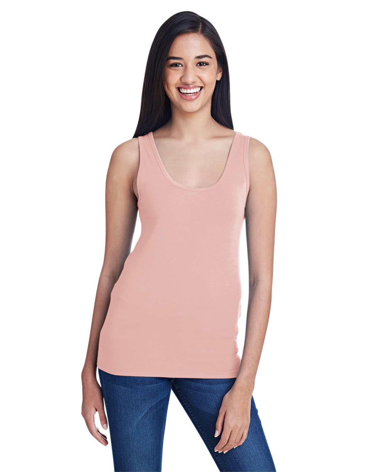 Anvil 2420L Ladies' Stretch Tank - Stylish and Comfortable – Ninja Crafts