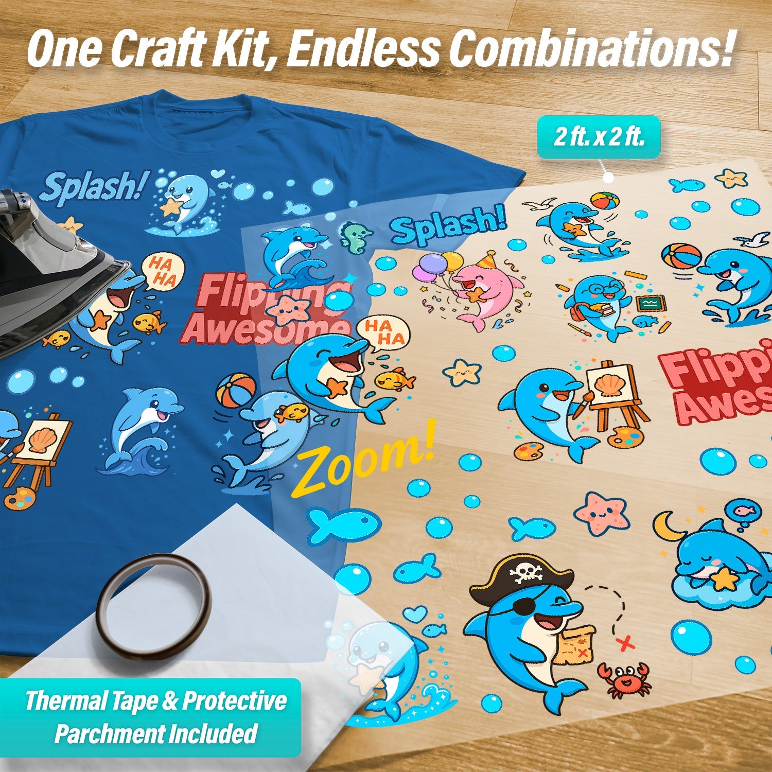 Dolphins Pressables Pack – Ninja Crafts